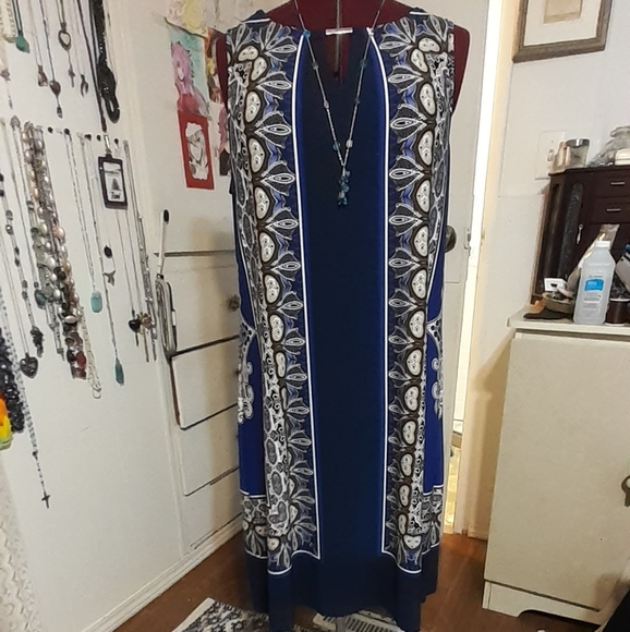 Maria Gabrielle | Dresses | Maria Gabrielle Jersey Print Dress Sz X ...